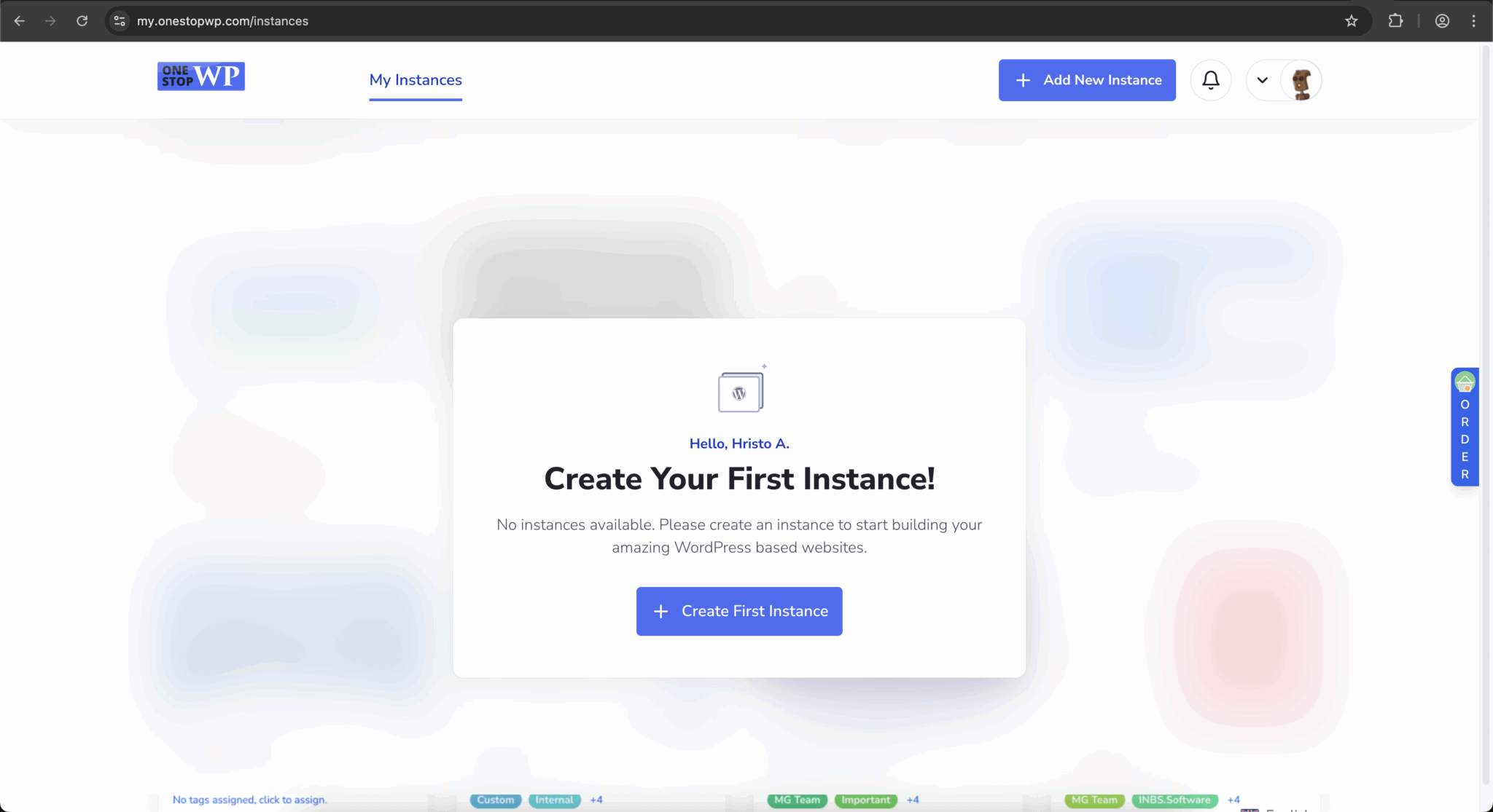 My Instances - OneStopWP Blog